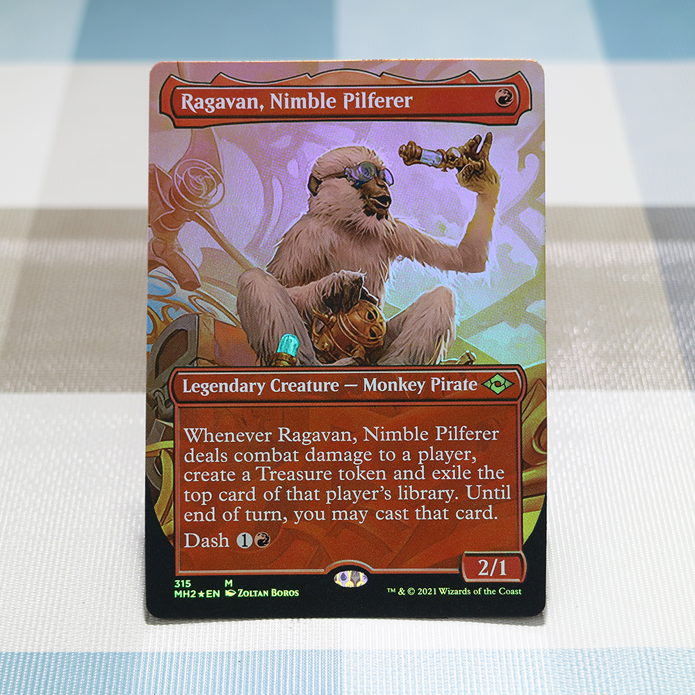 Ragavan, Nimble Pilferer extended art Modern Horizon 2 MH2 foil mtg ...