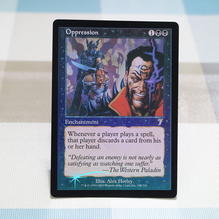 Oppression 7ED 7th Edition foil – MTG Proxy Cards
