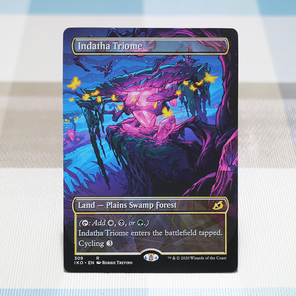 Indatha Triome Full Art Ikoria: Lair of Behemoths (IKO) hologram – MTG ...
