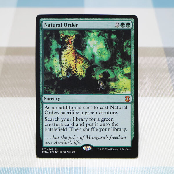 Natural Order Eternal Masters hologram mtg proxy German black core ...