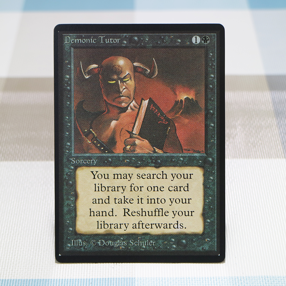 Demonic Tutor Beta normal – MTG Proxy Cards