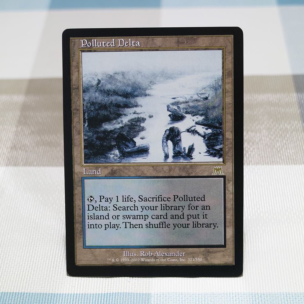 Polluted Delta Onslaught mtg proxy German black core magic cards for ...