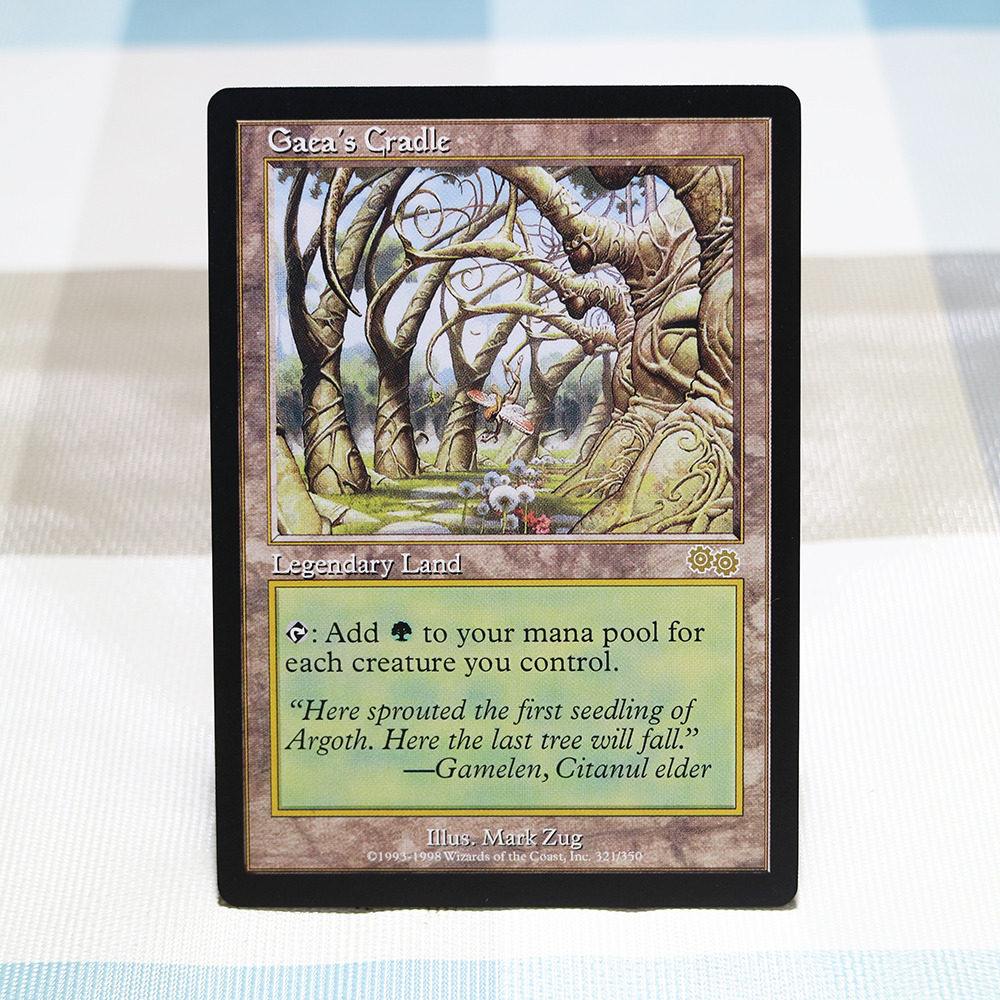 Gaea’s Cradle Urza’s Saga mtg proxy German black core magic cards for ...