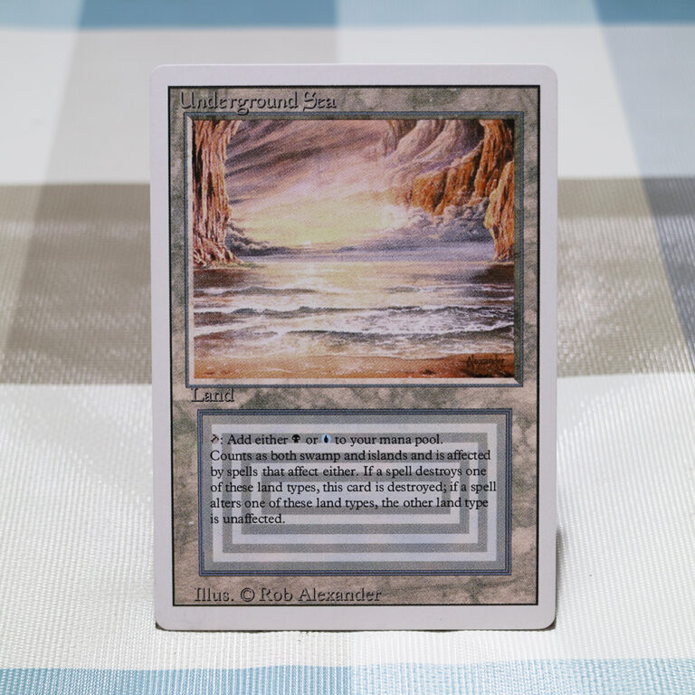 Underground Sea Revised mtg proxy German black core magic cards for ...