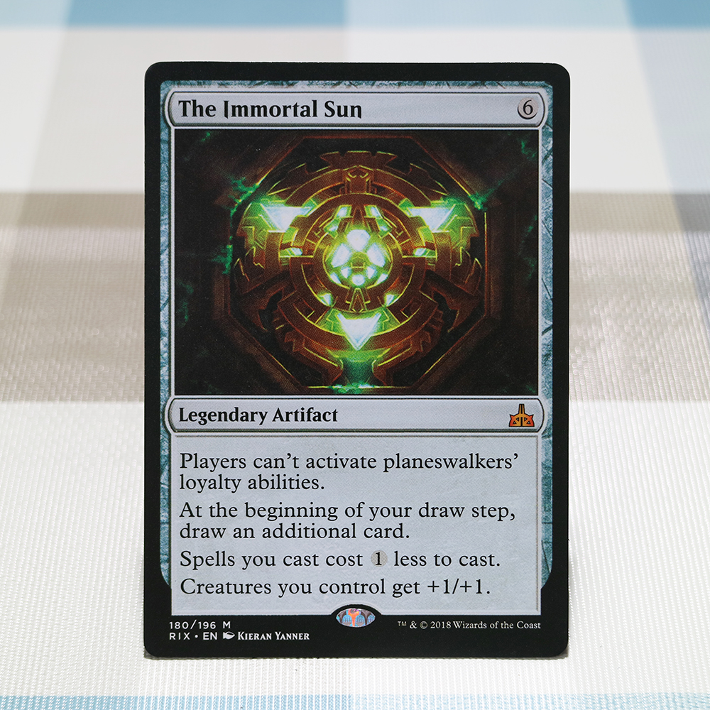 The Immortal Sun RIX hologram – MTG Proxy Cards