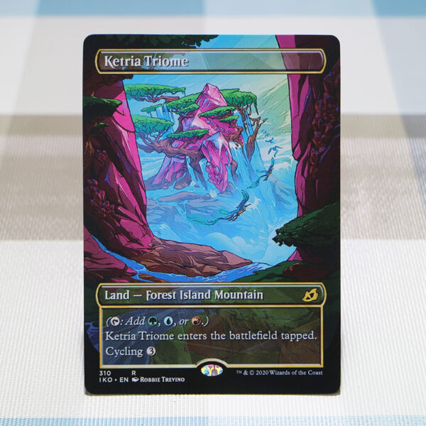 Ketria Triome Full Art Ikoria: Lair of Behemoths (IKO) hologram mtg ...