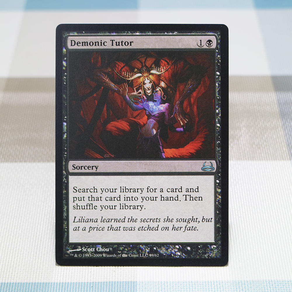 Demonic Tutor DDC normal – MTG Proxy Cards
