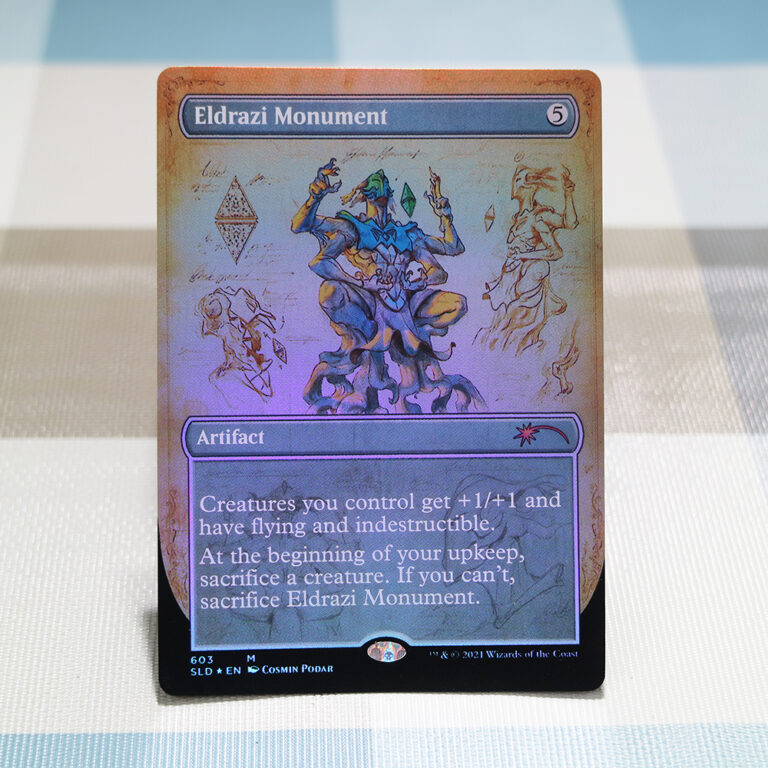 Eldrazi Monument Secret Liar Drop (SLD) foil mtg proxy German black ...