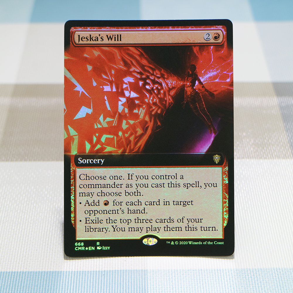 Jeska’s Will extended art Commander Legends (CMR) foil – MTG Proxy Cards