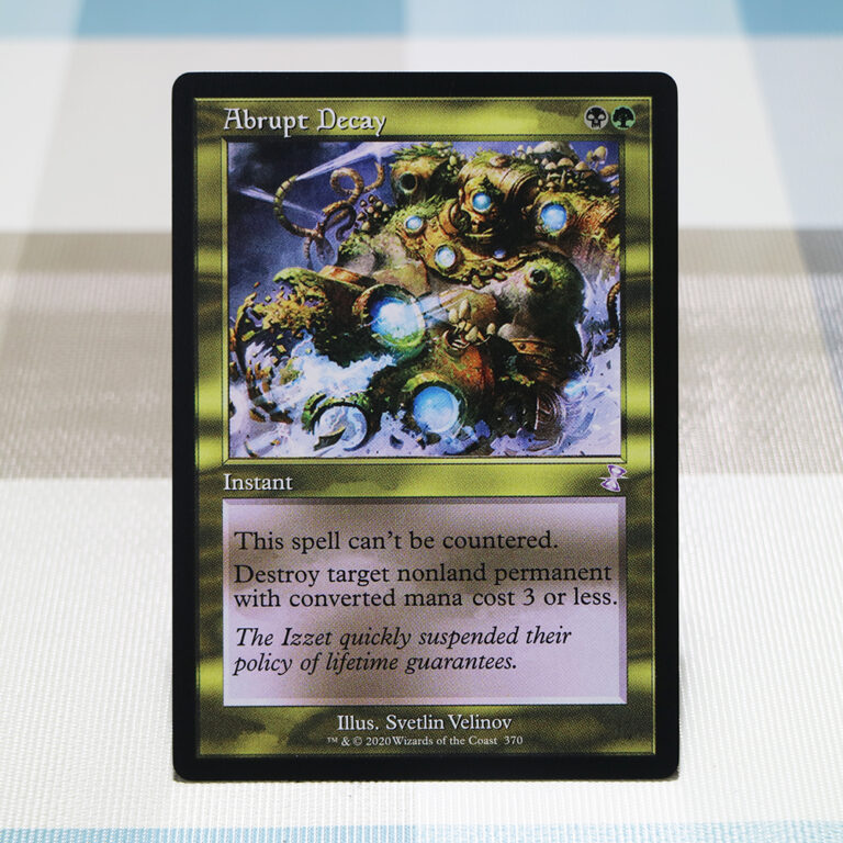 Abrupt Decay Time Spiral Remastered (TSR) normal – MTG Proxy Cards