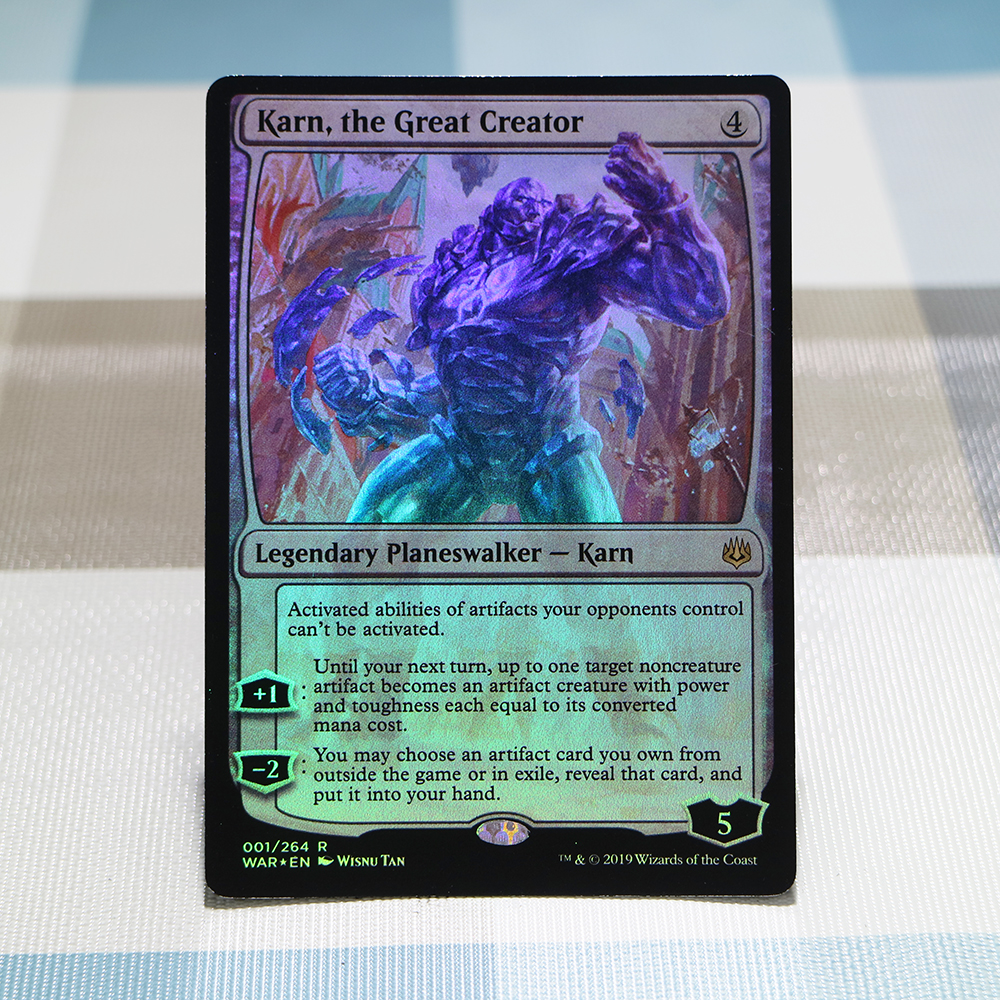 karn the great creator WAR foil – MTG Proxy Cards