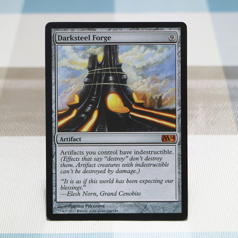 Darksteel Forge Magic 2014 M14 mtg proxy German black core magic cards ...