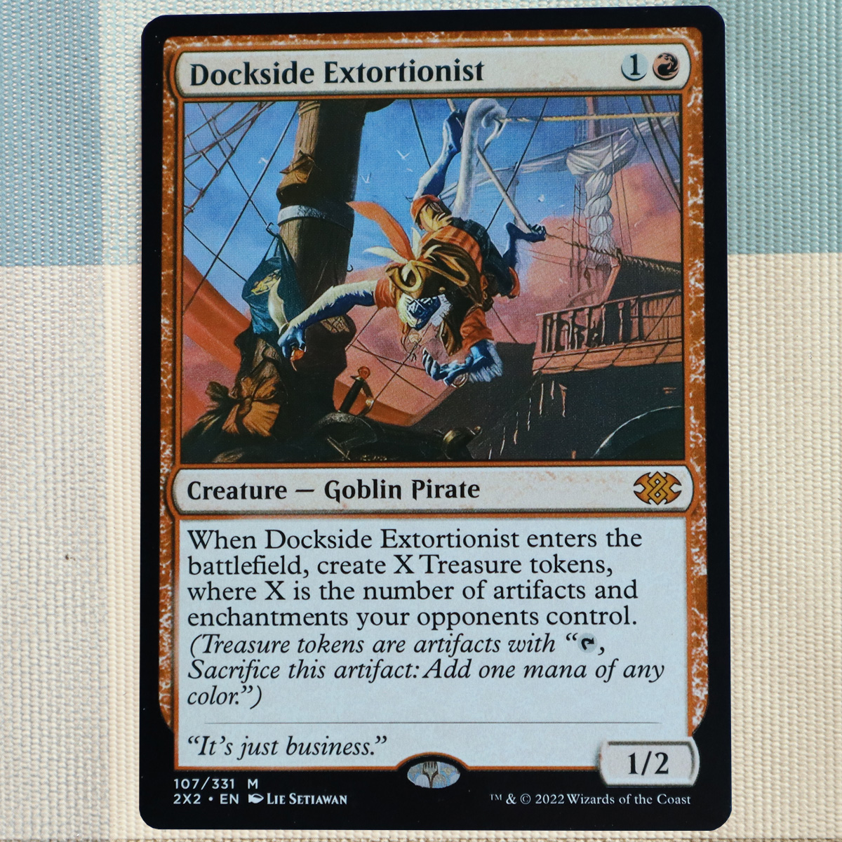 Dockside Extortionist #107 Double Masters 2022 (2X2) hologram – MTG ...