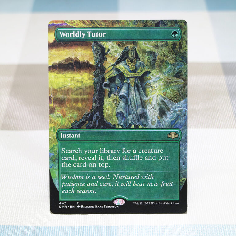 Worldly Tutor #442 Dominaria Remastered (DMR) hologram – MTG Proxy Cards