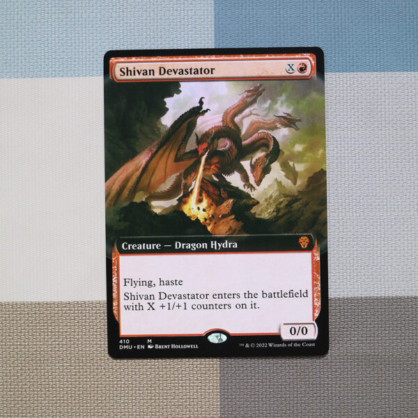 Shivan Devastator #410 Dominaria United (DMU) hologram – MTG Proxy Cards