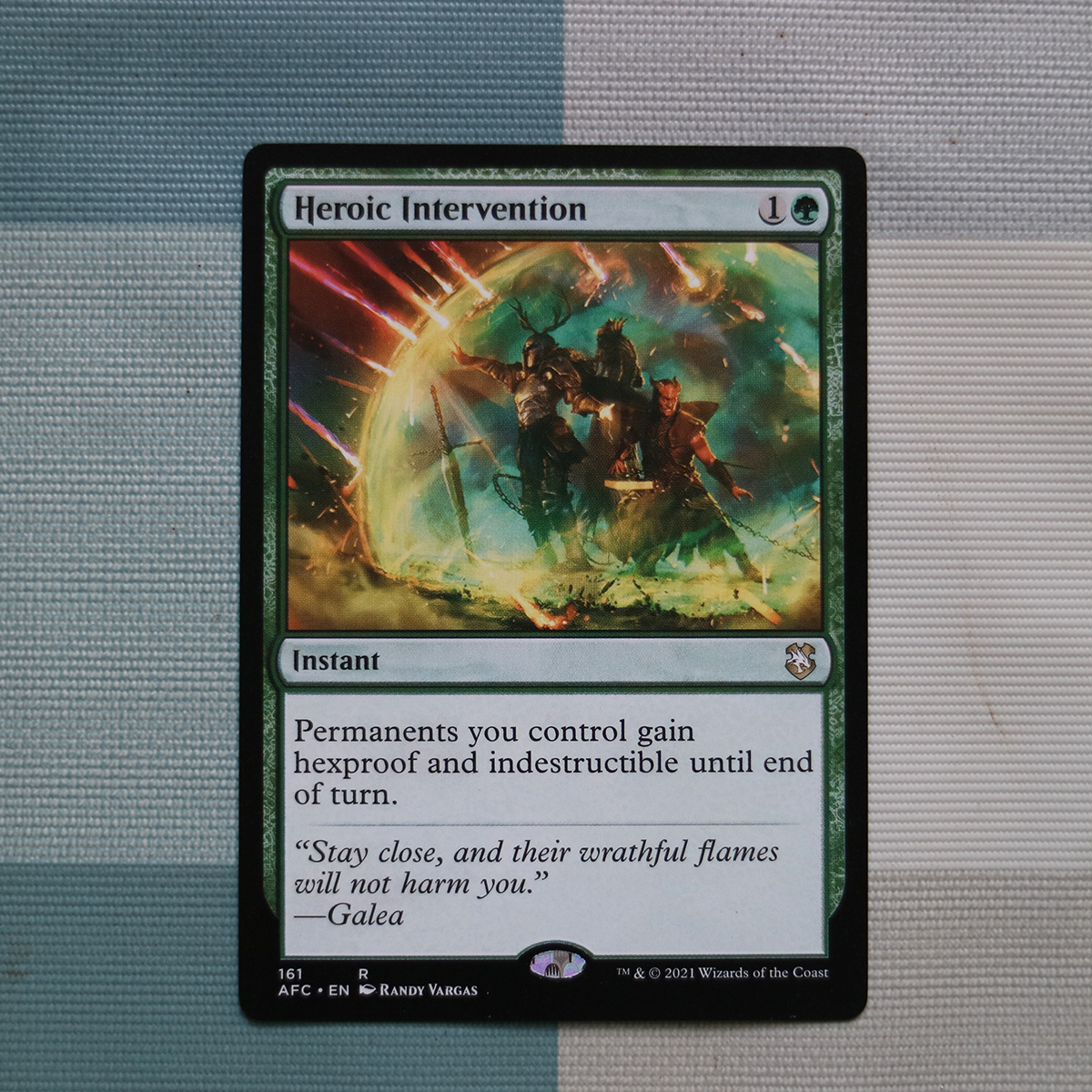 Heroic Intervention #161 Forgotten Realms Commander (AFC) hologram ...