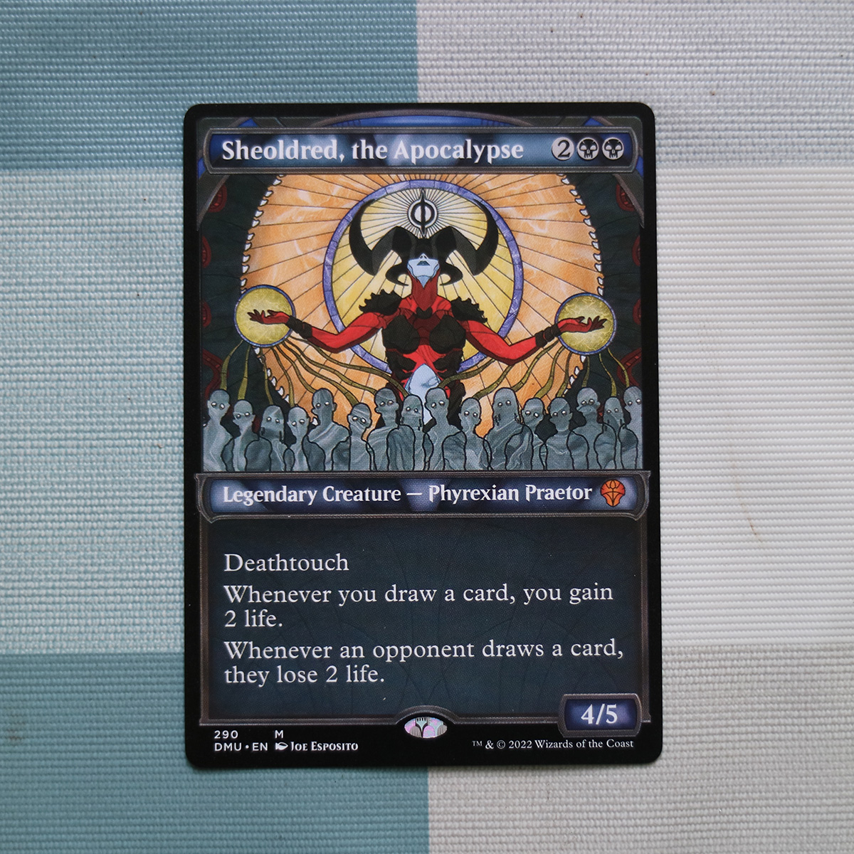 Sheoldred, the Apocalypse #290 Dominaria United (DMU) hologram – MTG ...