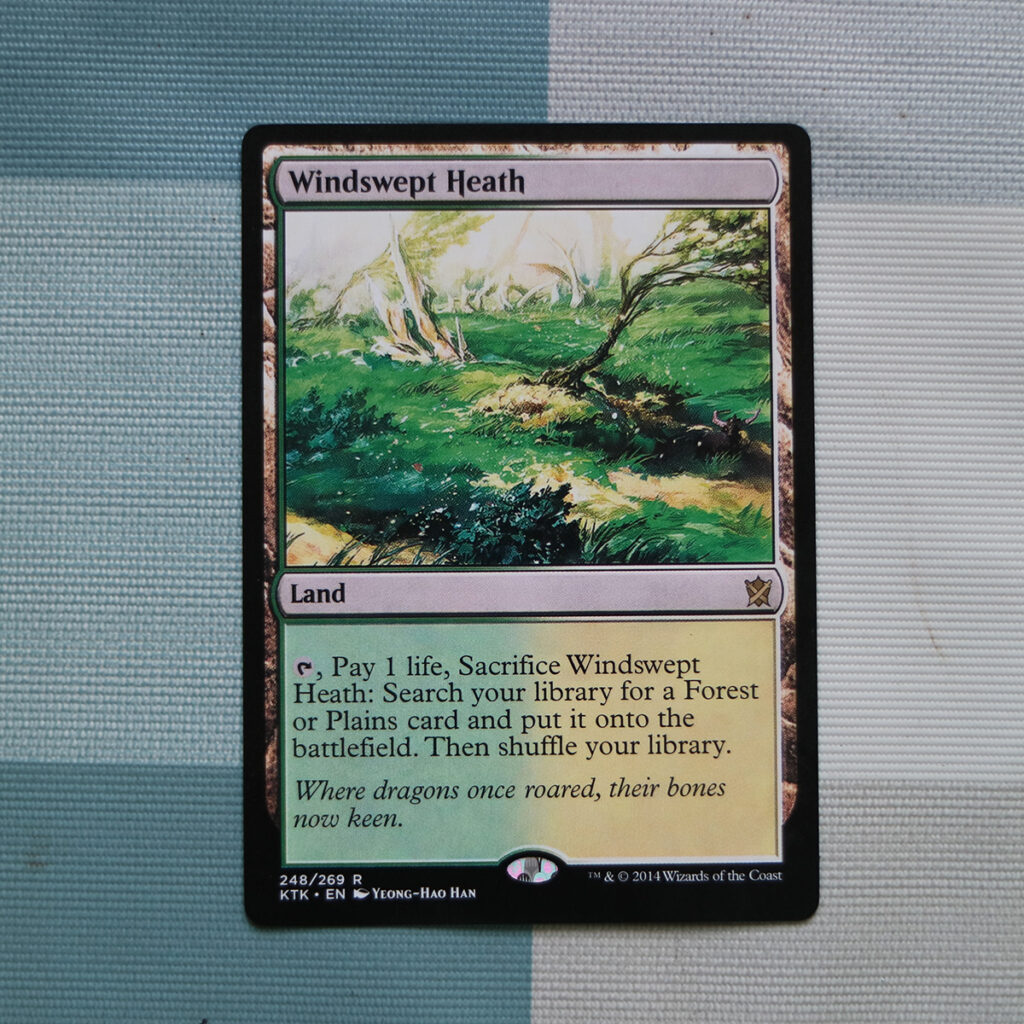 Windswept Heath KTK (Khans of Tarkir) hologram – MTG Proxy Cards