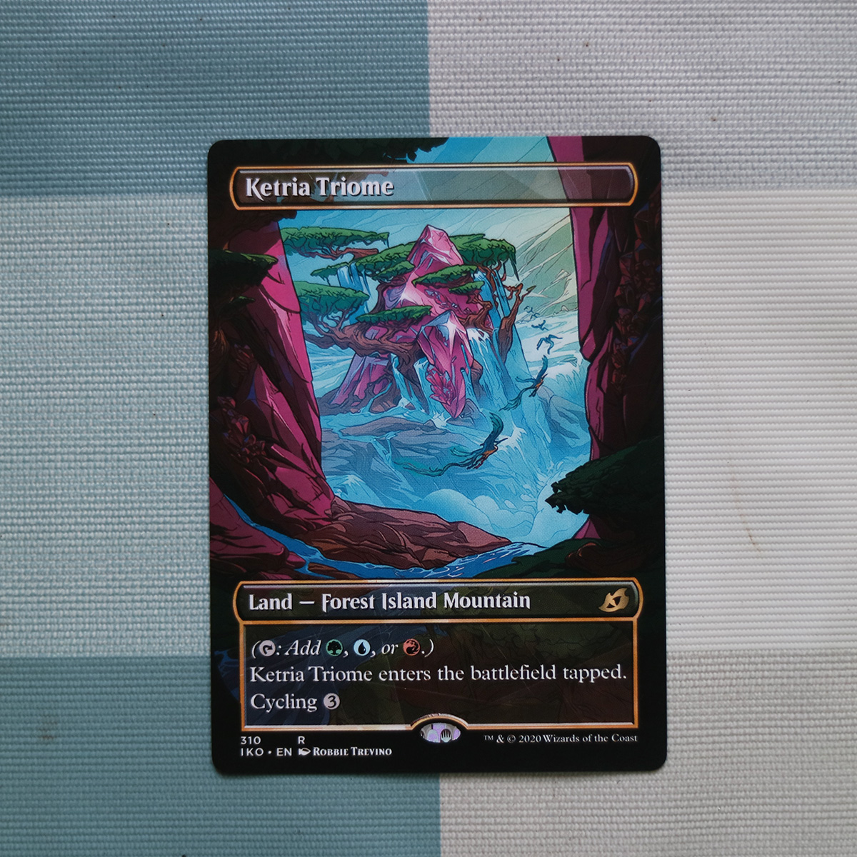 Ketria Triome Full Art Ikoria: Lair of Behemoths (IKO) hologram – MTG ...