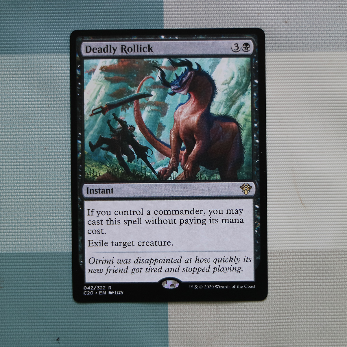 Deadly Rollick C20 hologram – MTG Proxy Cards