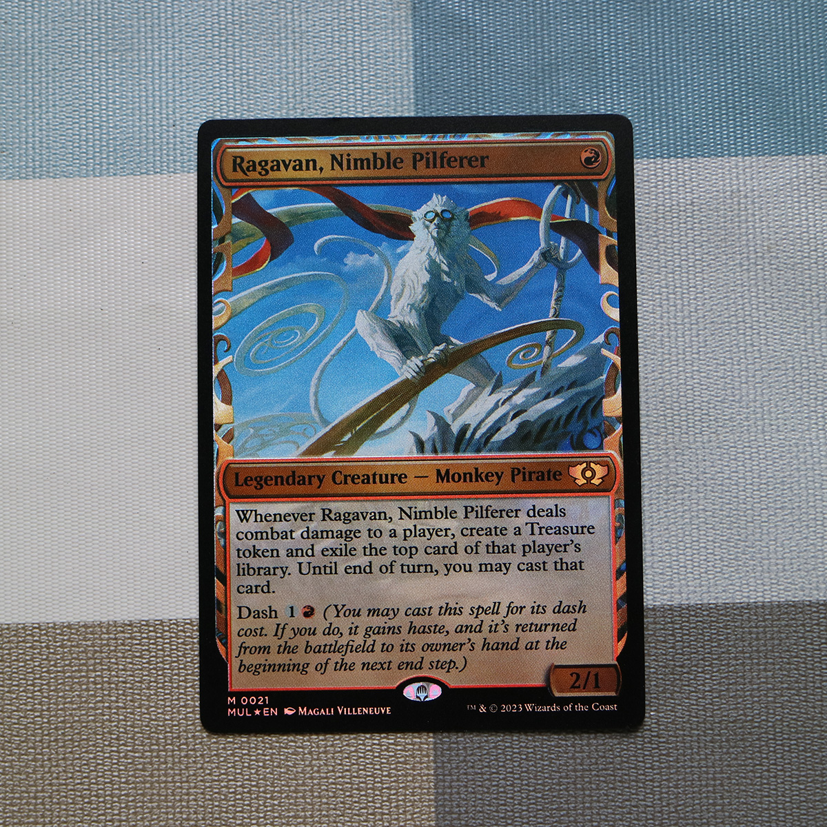 Ragavan, Nimble Pilferer #21 Multiverse Legends (MUL) foil – MTG Proxy ...