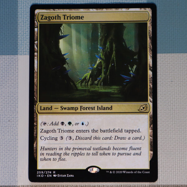 Zagoth Triome #259 Ikoria: Lair of Behemoths (IKO) hologram – MTG Proxy ...