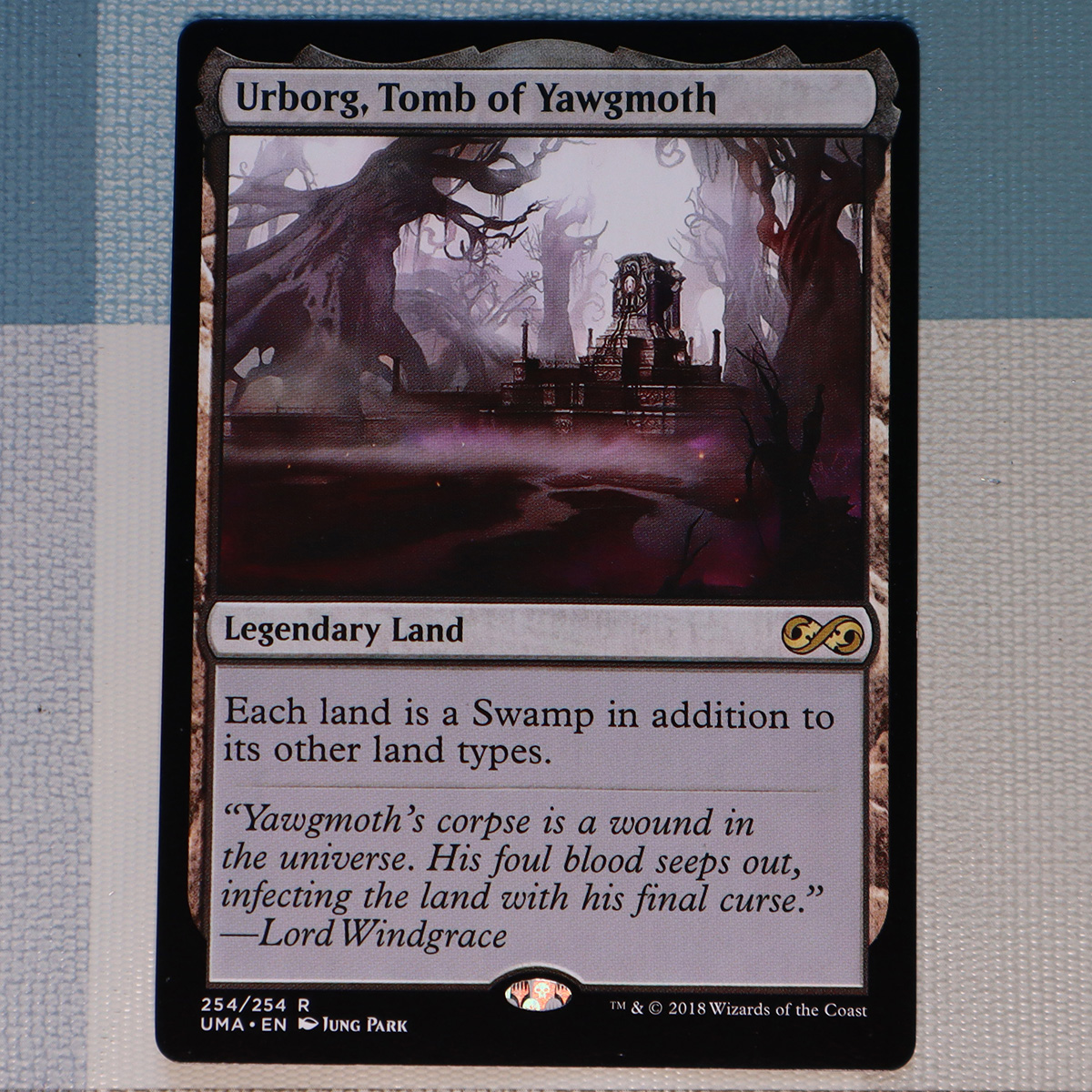 Urborg, Tomb of Yawgmoth Ultimate Masters (UMA) hologram – MTG Proxy Cards