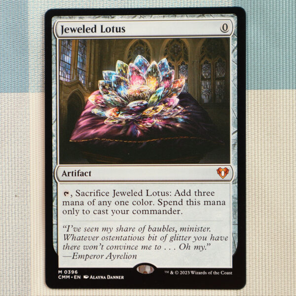 Jeweled Lotus #396 Commander Masters (CMM) hologram – MTG Proxy Cards
