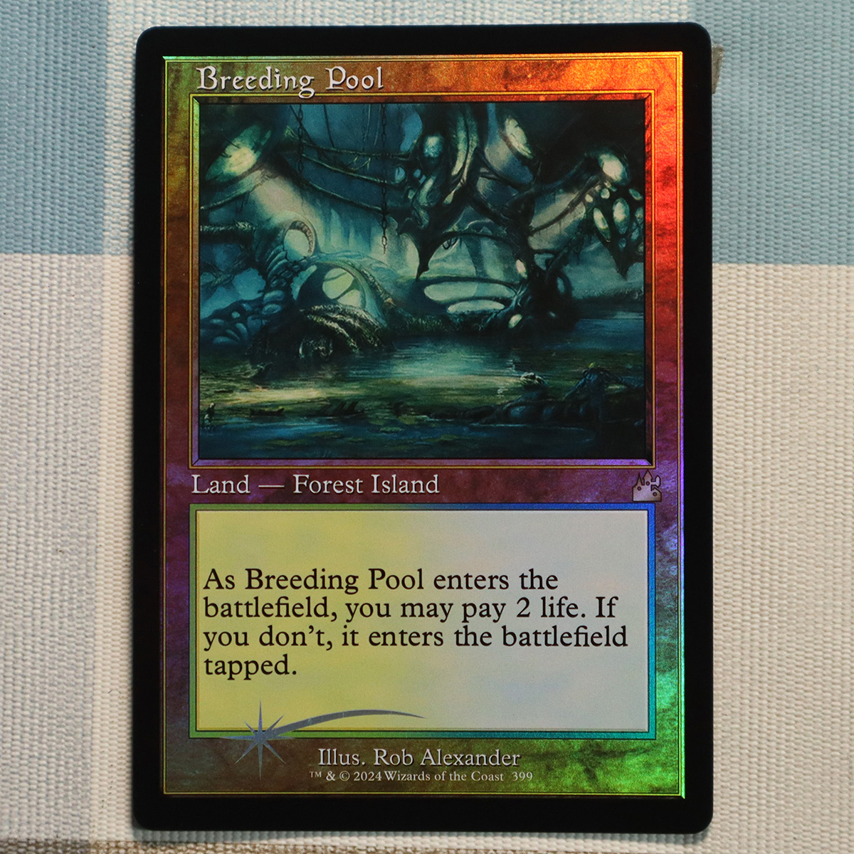 Breeding Pool Ravnica Remastered (RVR) Retro frame foil – MTG Proxy Cards