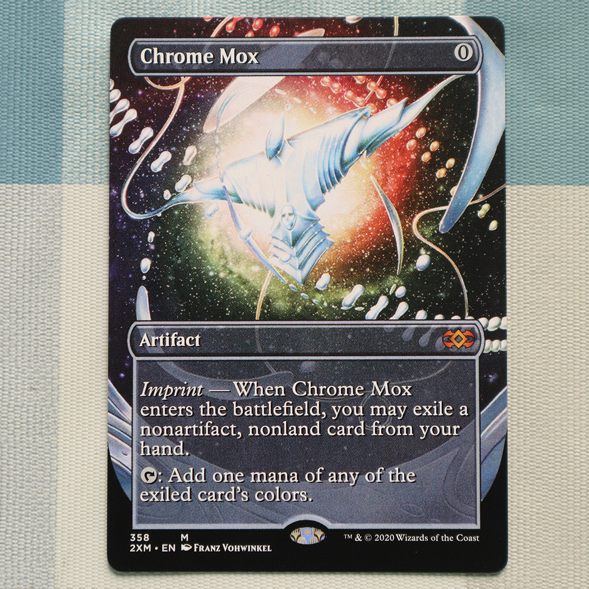 Chrome Mox extended art 2XM Double Masters hologram – MTG Proxy Cards