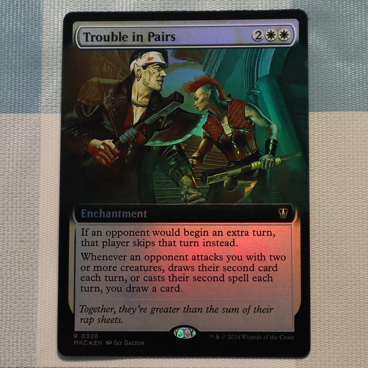 Trouble in Pairs #326 Murders at Karlov Manor Commander (MKC) foil ...