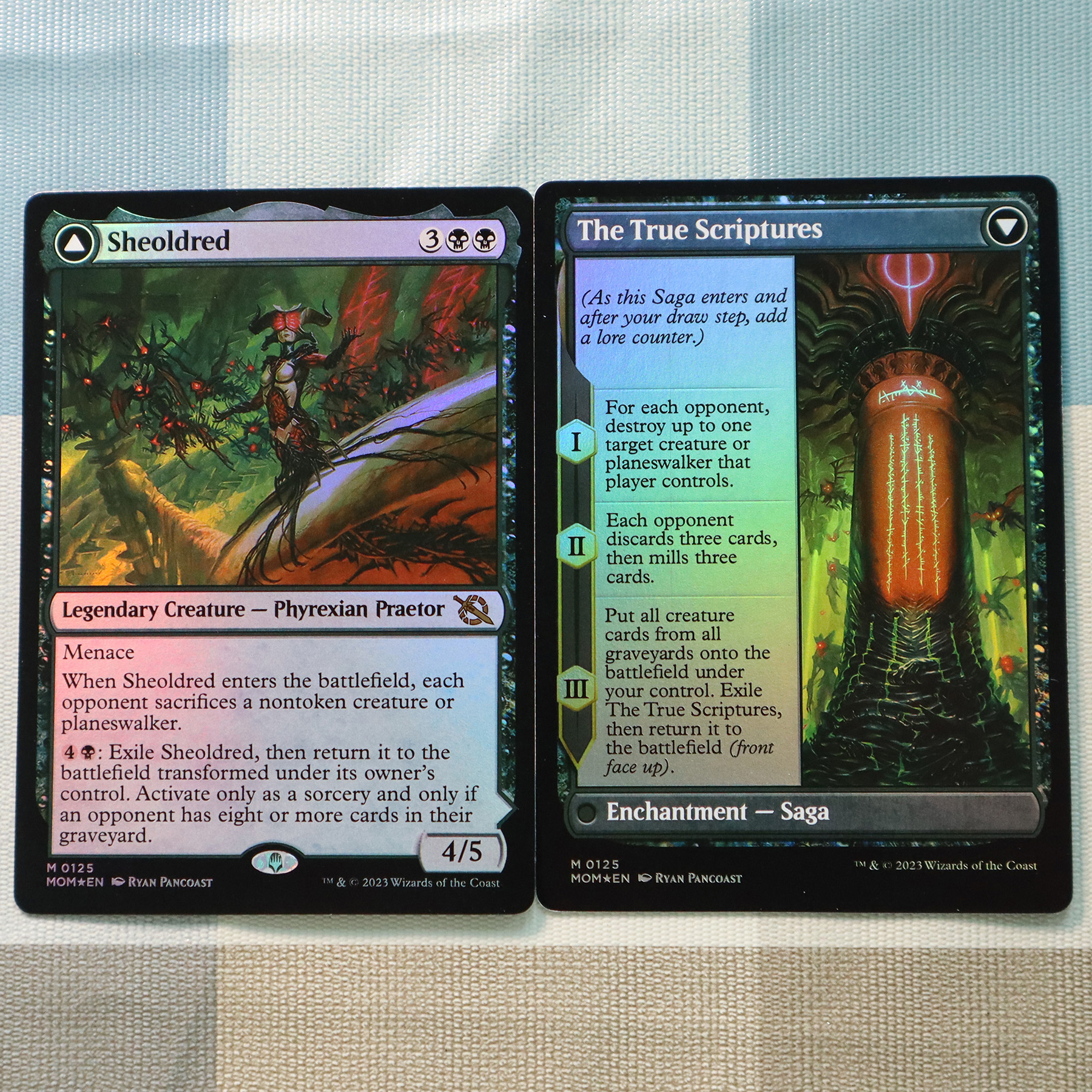 Sheoldred & The True Scriptures #125 March of the Machine (MOM) double ...