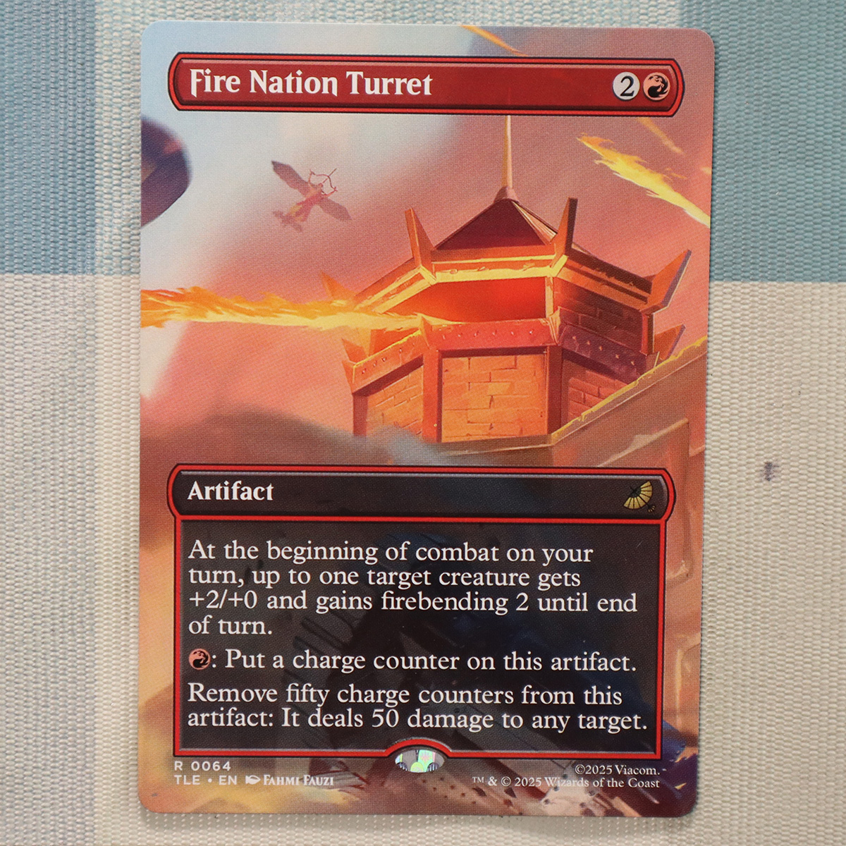 Fire Nation Turret #64 TLE hologram – MTG Proxy Cards
