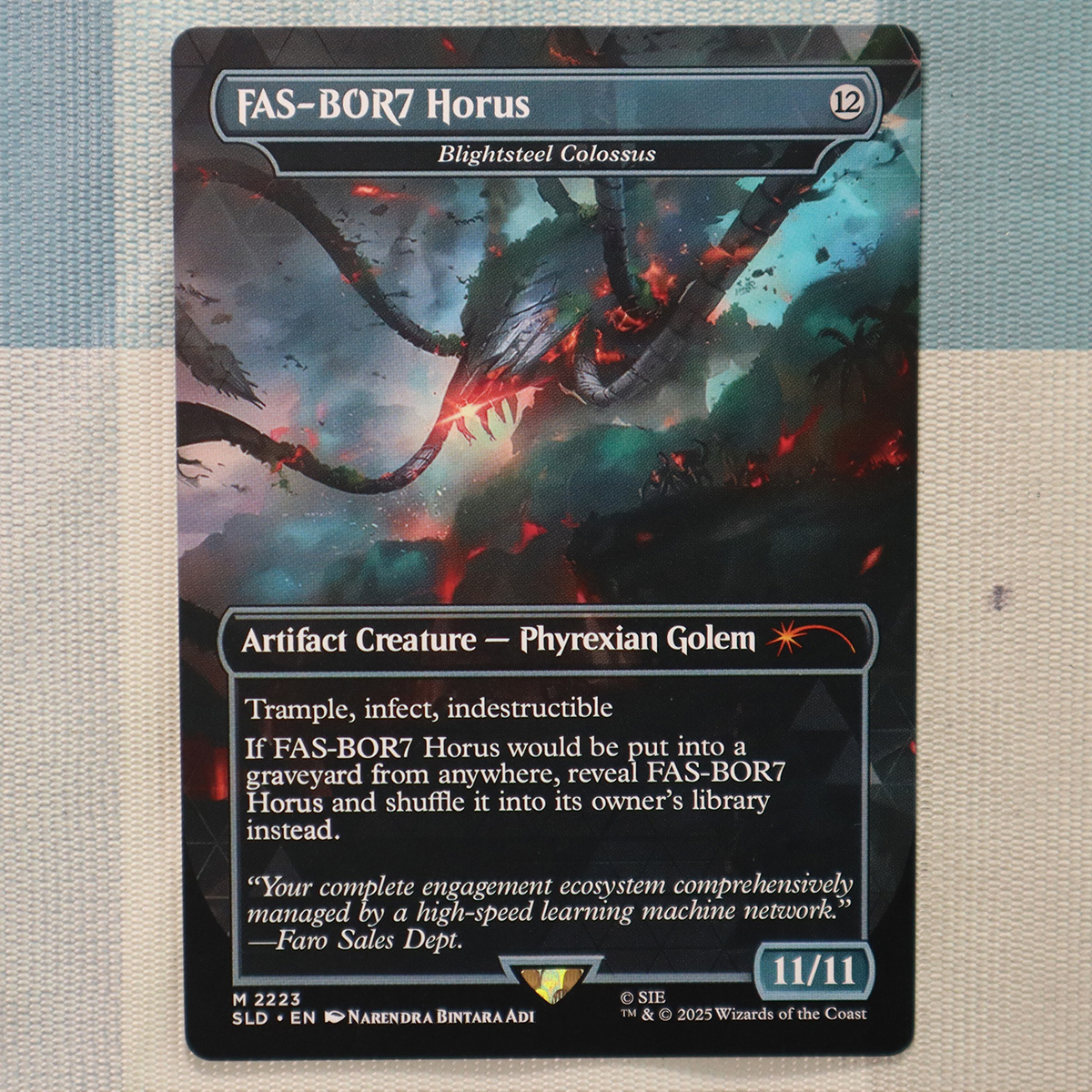 Blightsteel Colossus #2223 SLD hologram – MTG Proxy Cards