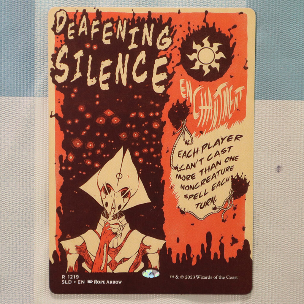 Deafening Silence #1219 SLD hologram – MTG Proxy Cards